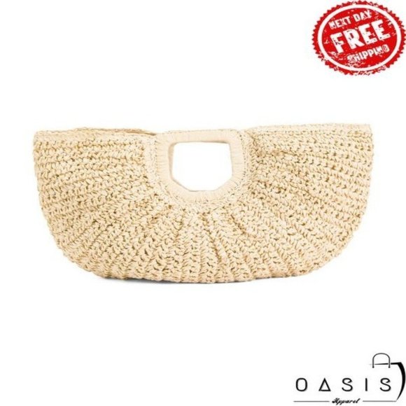 Lulla Collection | Bags | Lulla Collection Raffia Beach Bag Womens Bag ...